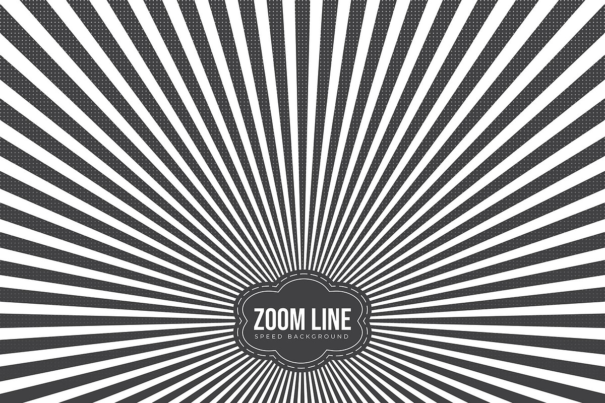 100 Comic Speed Line Vector Design