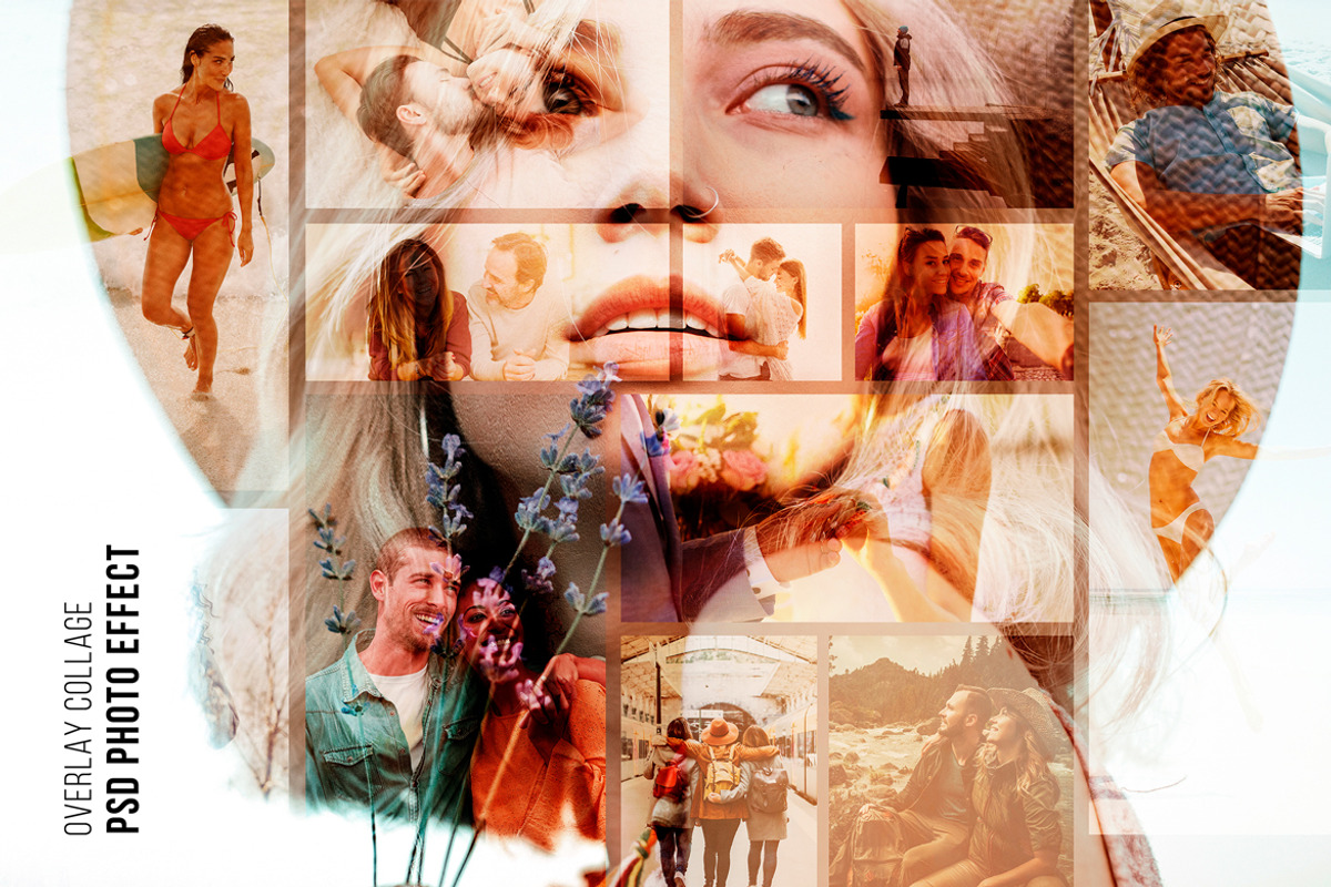Overlay Collage Photo Effect