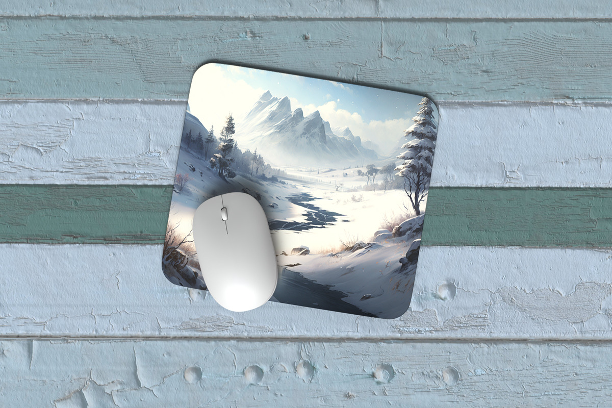 Mouse Pad Layout Mockup, an Advertising Mockup by Rami's Mockups