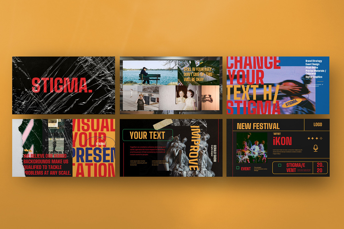 STIGMA Powerpoint - Creative Design, a Presentation Template by ...