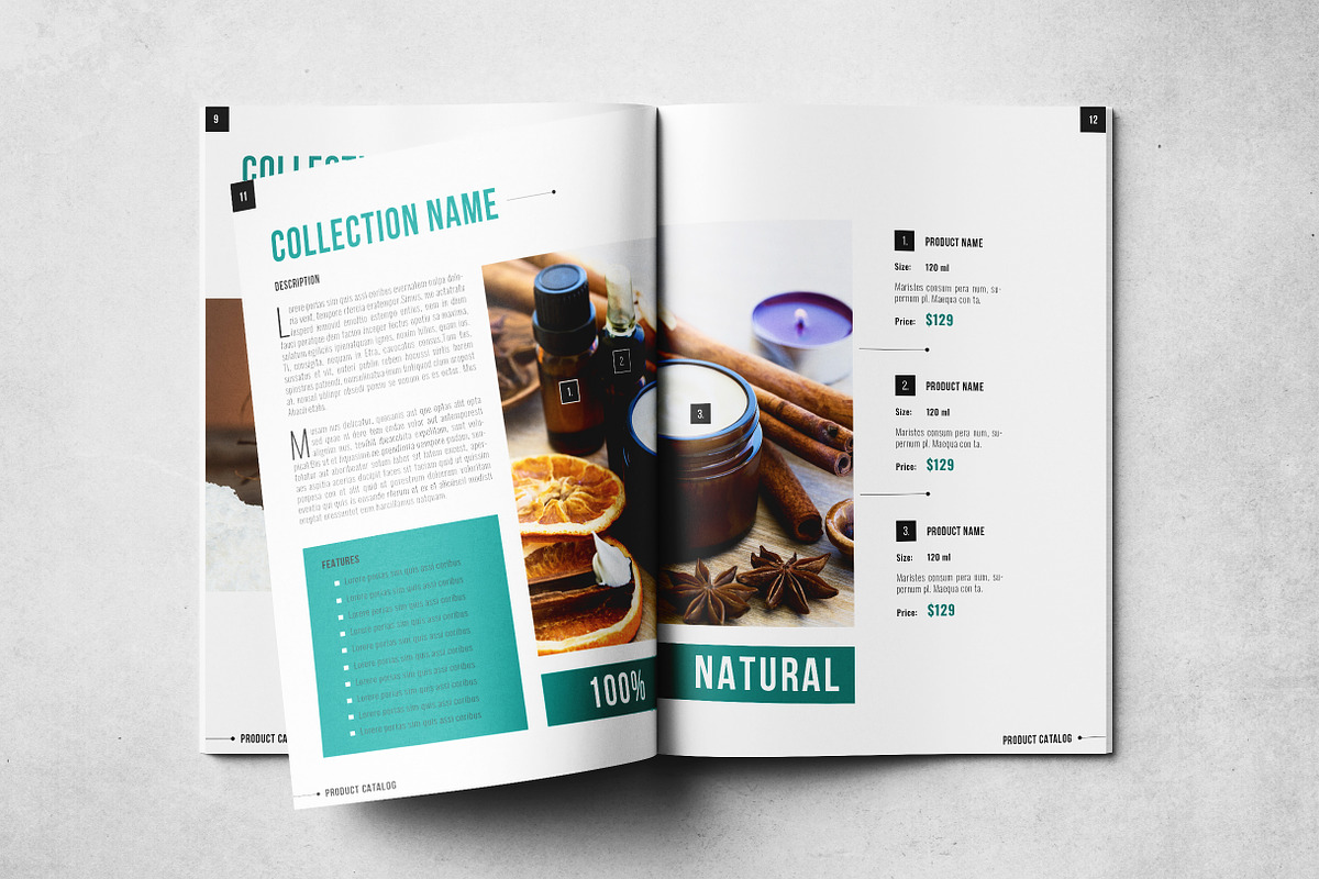 Product Catalog Layout, a Brochure Template by Grkic Creative