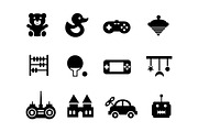 12 Toy and Game Icons, an Icon by Creative VIP
