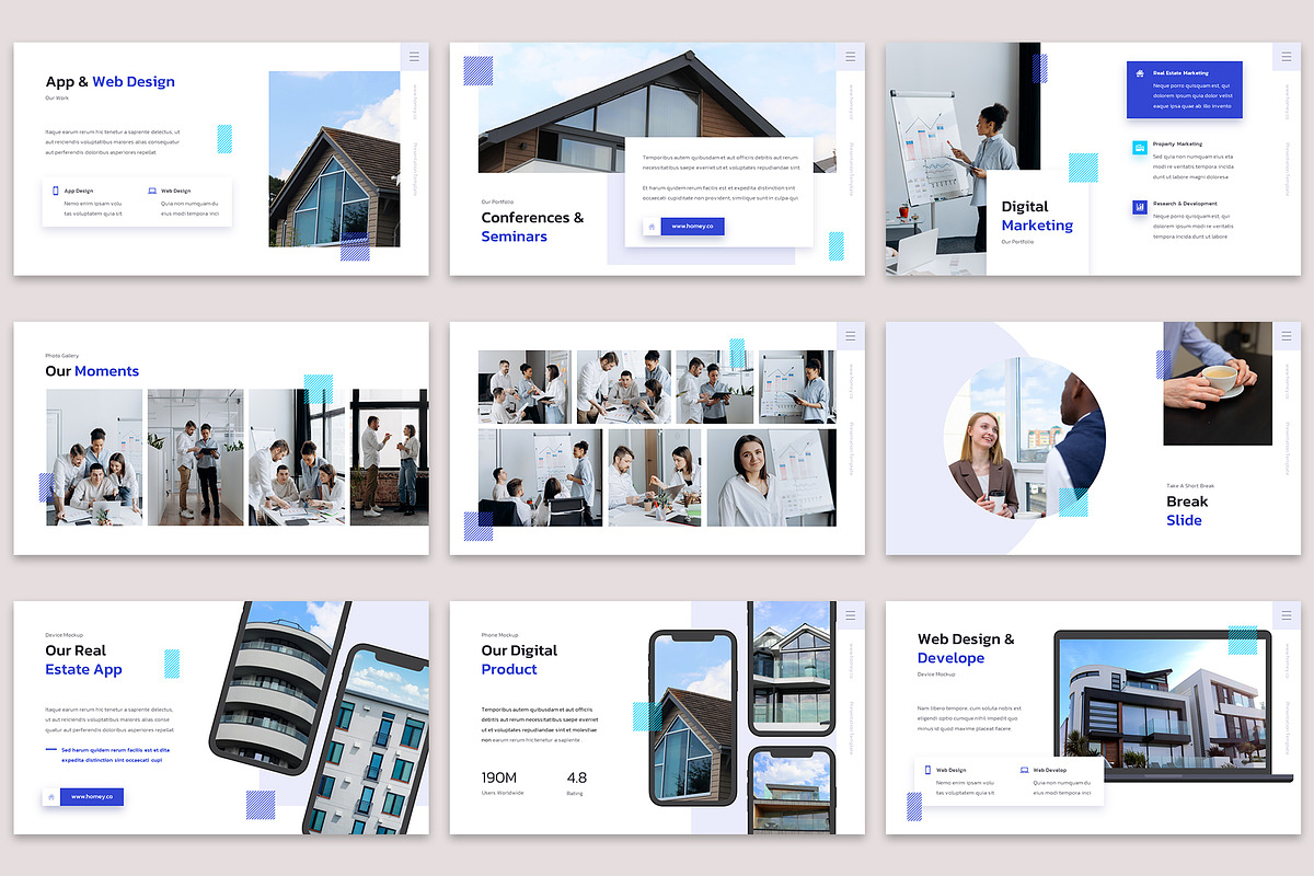 Homey Powerpoint Template, a Presentation Template by Jaruka