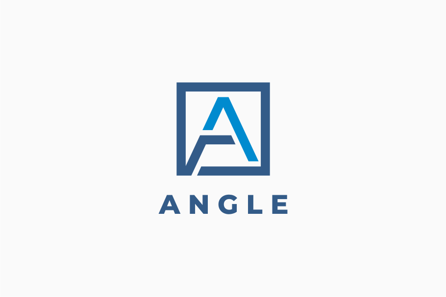Angle Letter A logo design, a Branding & Logo Template by johnkent