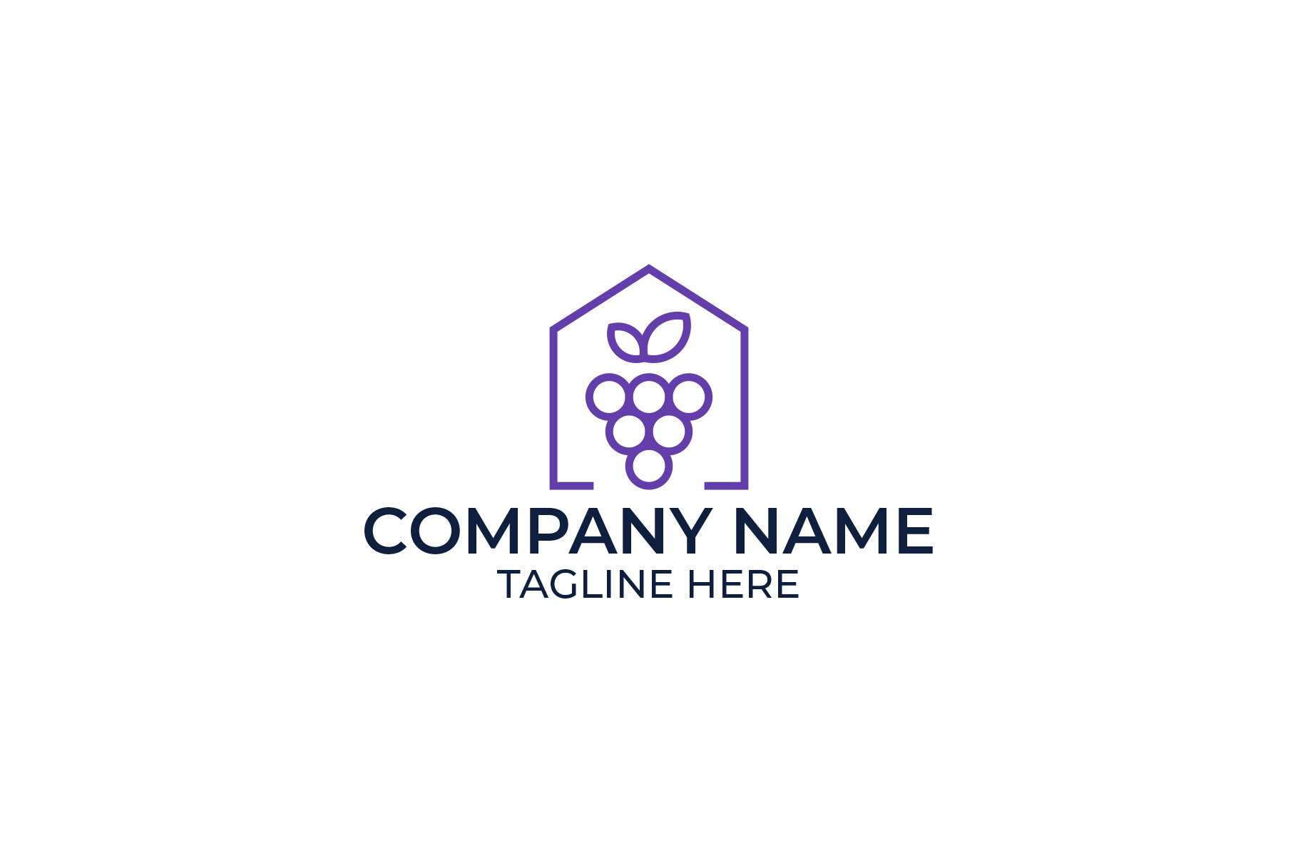 Grape Logo Design, a Branding & Logo Template by GranzCreative