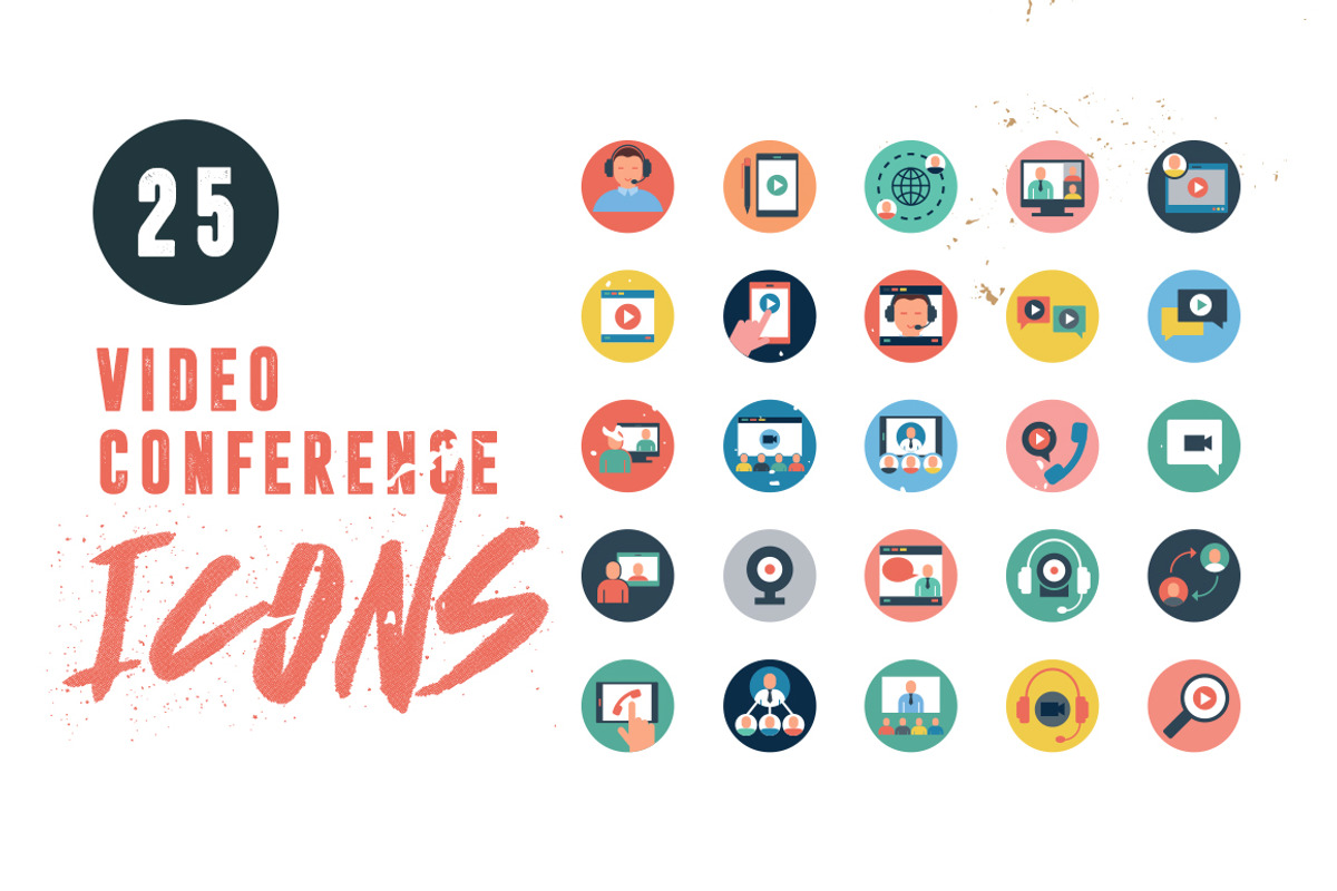 Video Conference Icons | Download SVG, PNG, EPS Icons