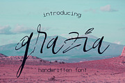 Grazia Font, a Script Font by SophieSaxo