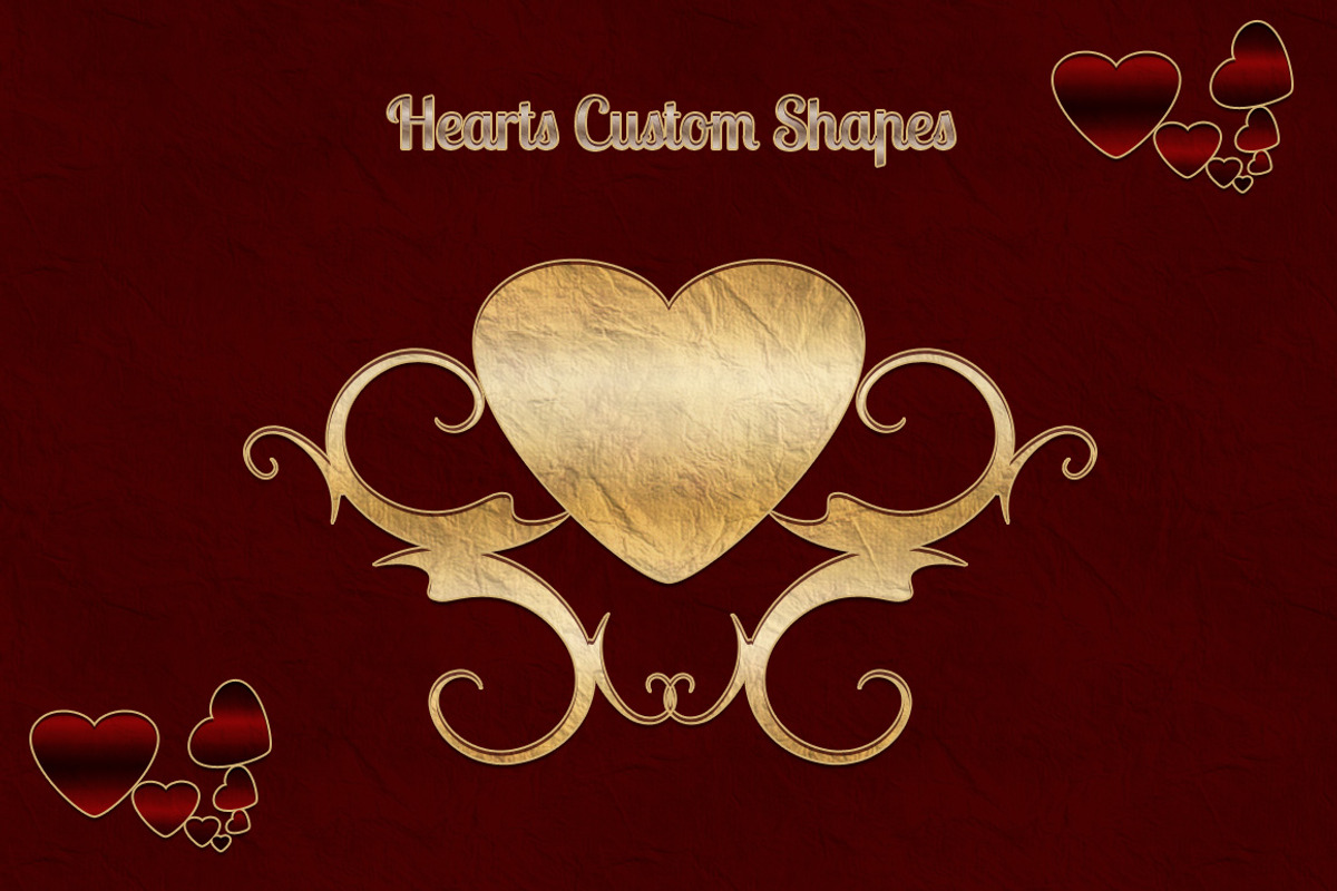 Heart Custom Shapes, a Shape Add-On by grati