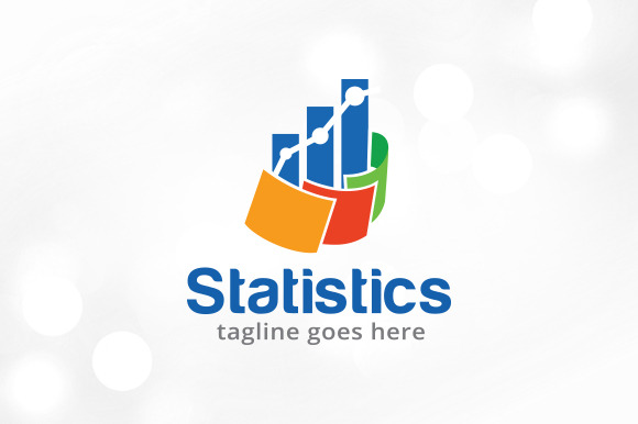 Statistics Logo Template Design, a Branding & Logo Template by ...