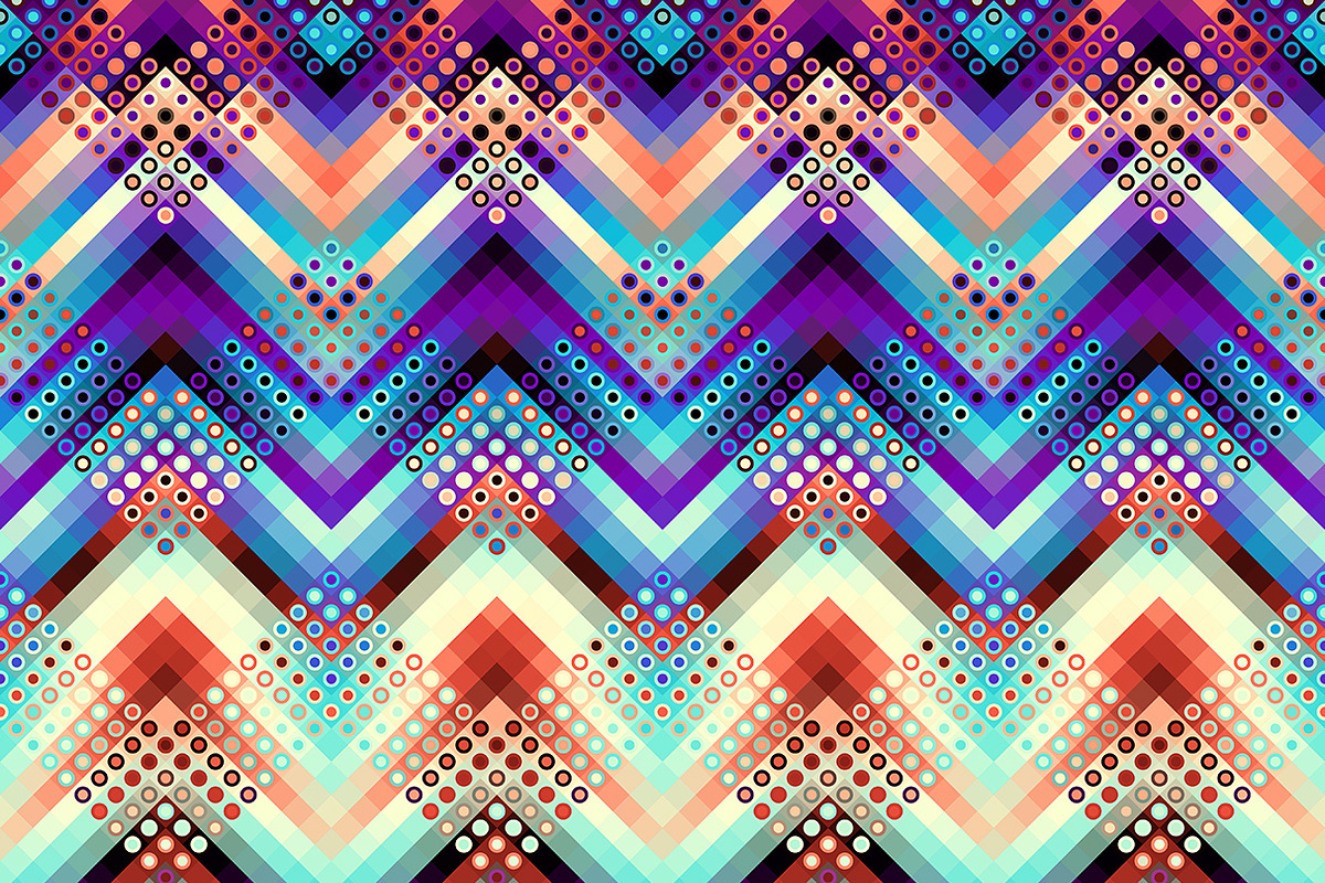 10 seamless chevron patterns, a Pattern Graphic by tkdesign