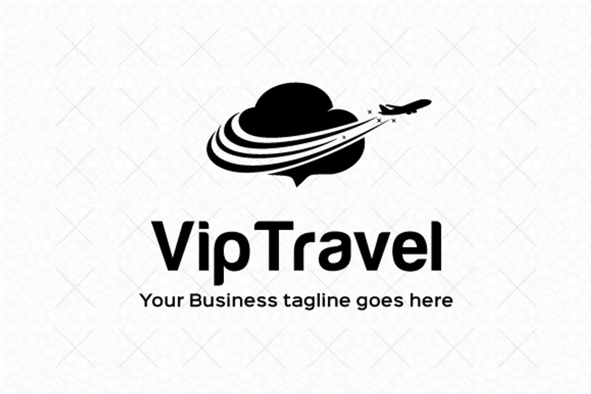 Vip Travel Logo Template, a Branding & Logo Template by The Branding Fusion