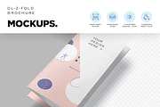 DL Size Z Fold Flyer Mockups, a Print Template by DesignNeutrons