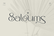 Saloums - Modern Sans Serif Font
