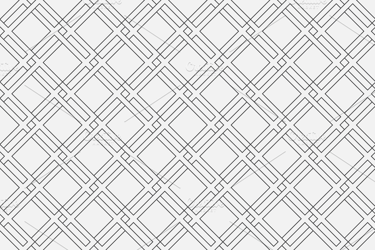 Modern linear seamless patterns, a Pattern Graphic by pattern shop