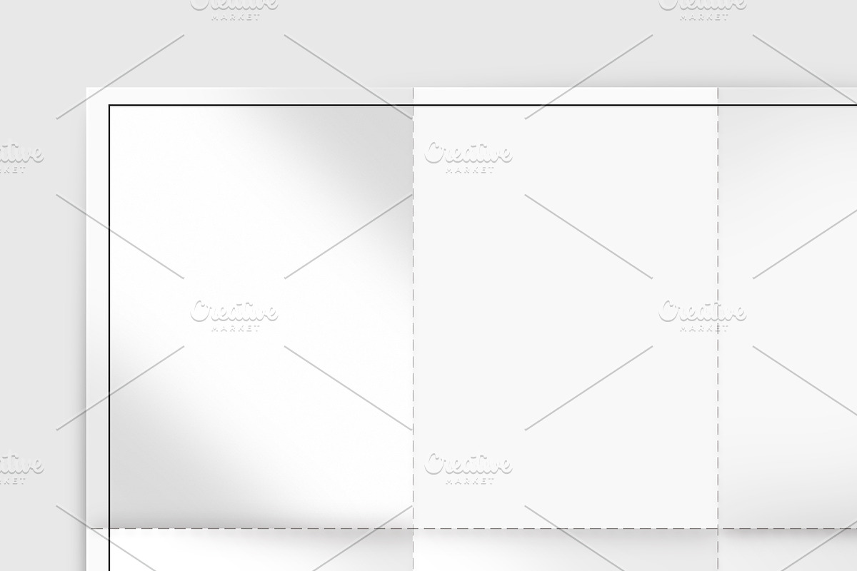 PAPER MAP MOCKUP, a Product Mockup by Moonlight Creative