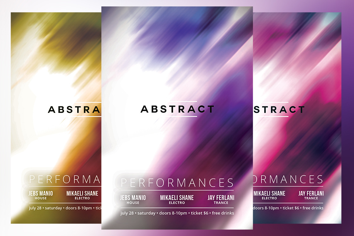 Abstract Flyer, a Flyer Template by KiraYamato Design Studio