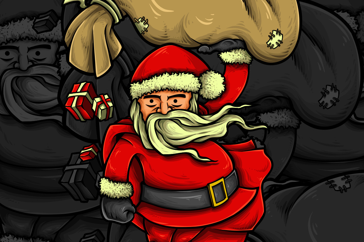 Super Santa, an Illustration by TSV Art Collective