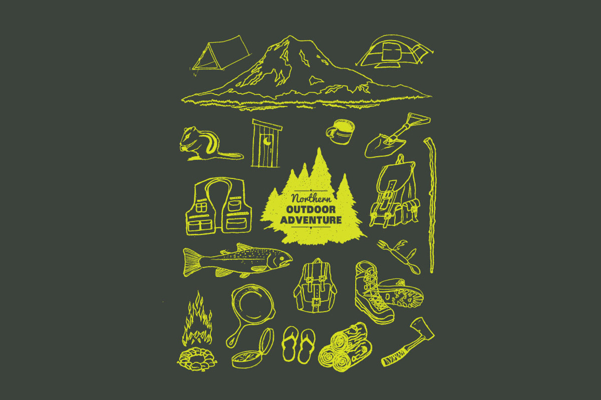 Outdoor Adventure Sketches, an Illustration by Skarlo