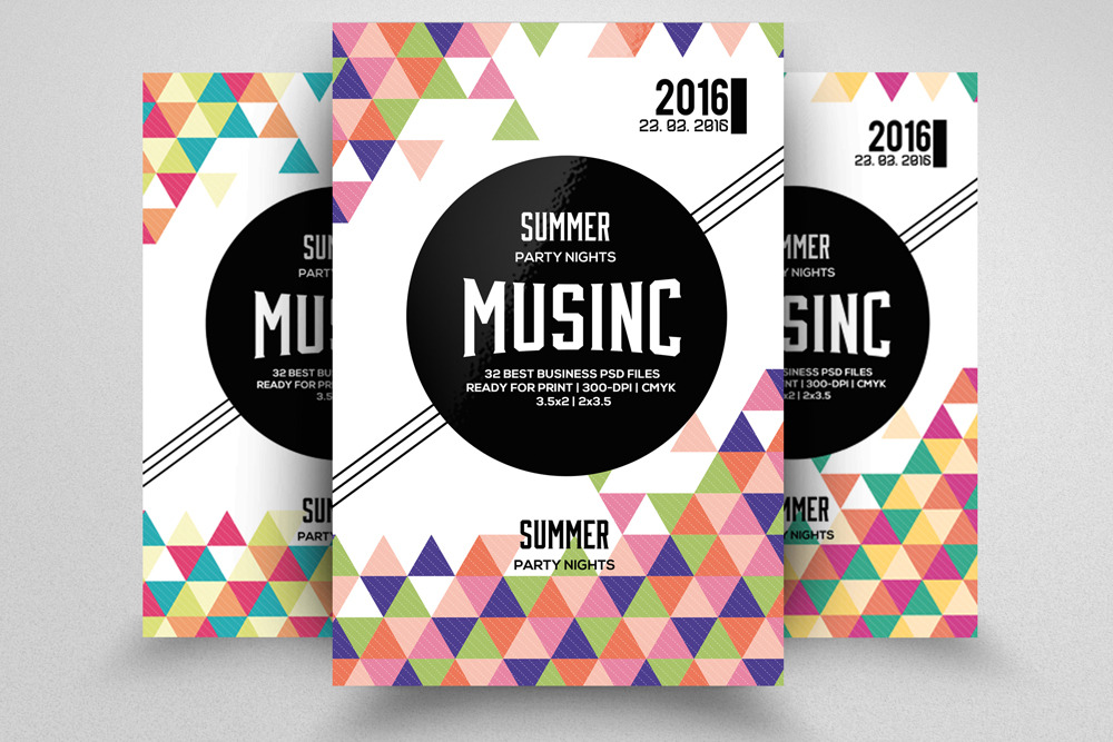 Music Party Flyer Poster Ad, a Flyer Template by Business Flyers
