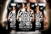 Fight Night MMA Sport Event Flyer, a Flyer Template by Flyermind