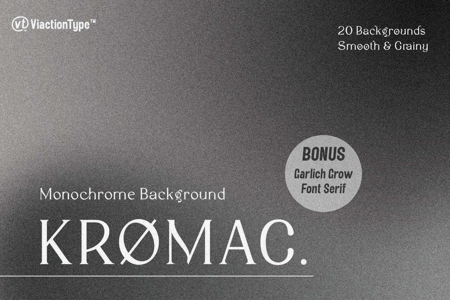 KROMAC - Monochrome Background, a Texture Graphic by ViactionType