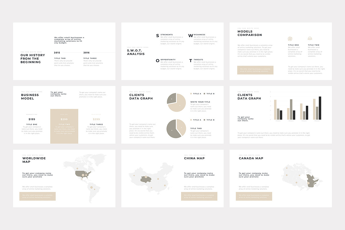 Alexa Minimal PowerPoint Template, a Presentation Template by slidequest