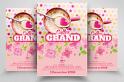 Cafe Shop Promo Flyer Templates, a Flyer Template by Design Up