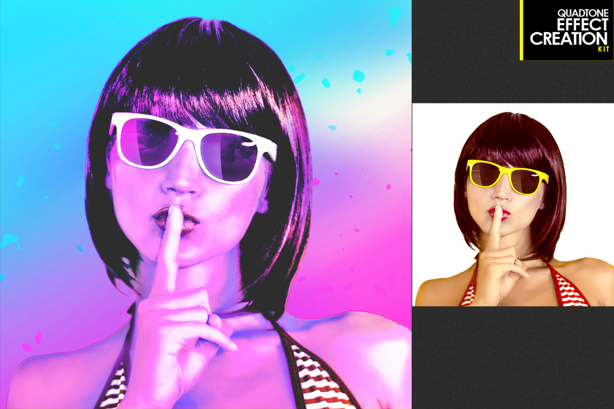 Quadtone Effect Creation Kit, an Action Add-On by mrcharlesbrown