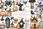 Cute Halloween Clipart Bundle, a Seasonal Illustration by ClipArtCharm