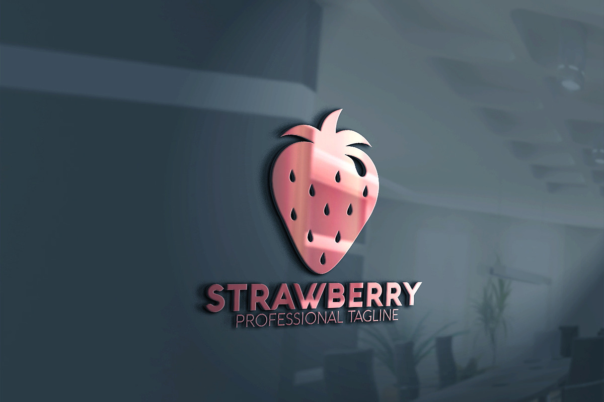Strawberry Logo, a Branding & Logo Template by essegraphic