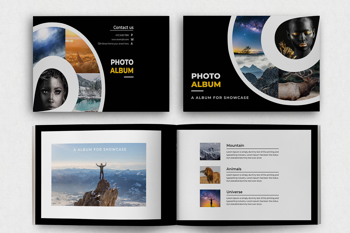 Photo Album Design Template