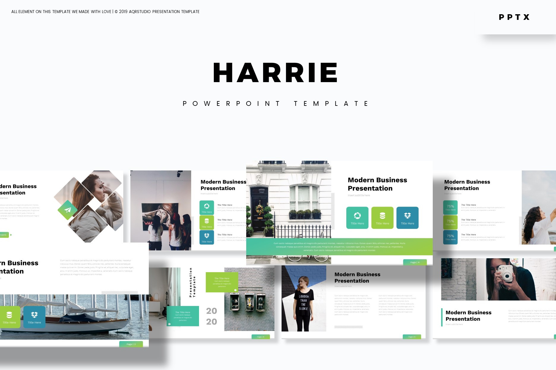 Harrie - Powerpoint Template | Presentation Templates ~ Creative Market