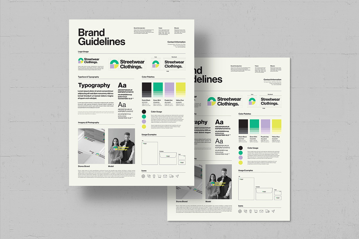 Brand Guidelines Poster Template, a Poster Template by BrandPacks
