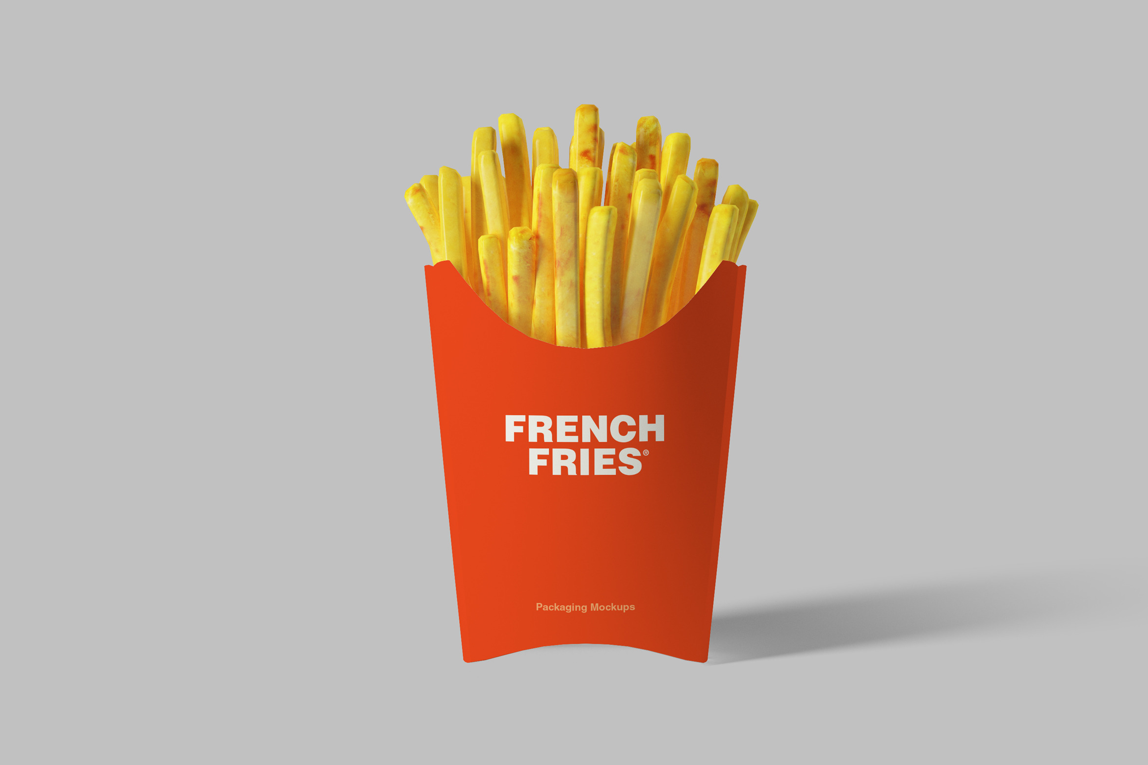 French Fries Packaging Mockups, a Cups & Container Mockup by artimasa