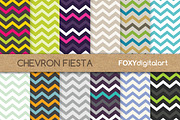 Chevron Scrapbook Paper Packs, a Pattern Graphic by FOXYdigitalart