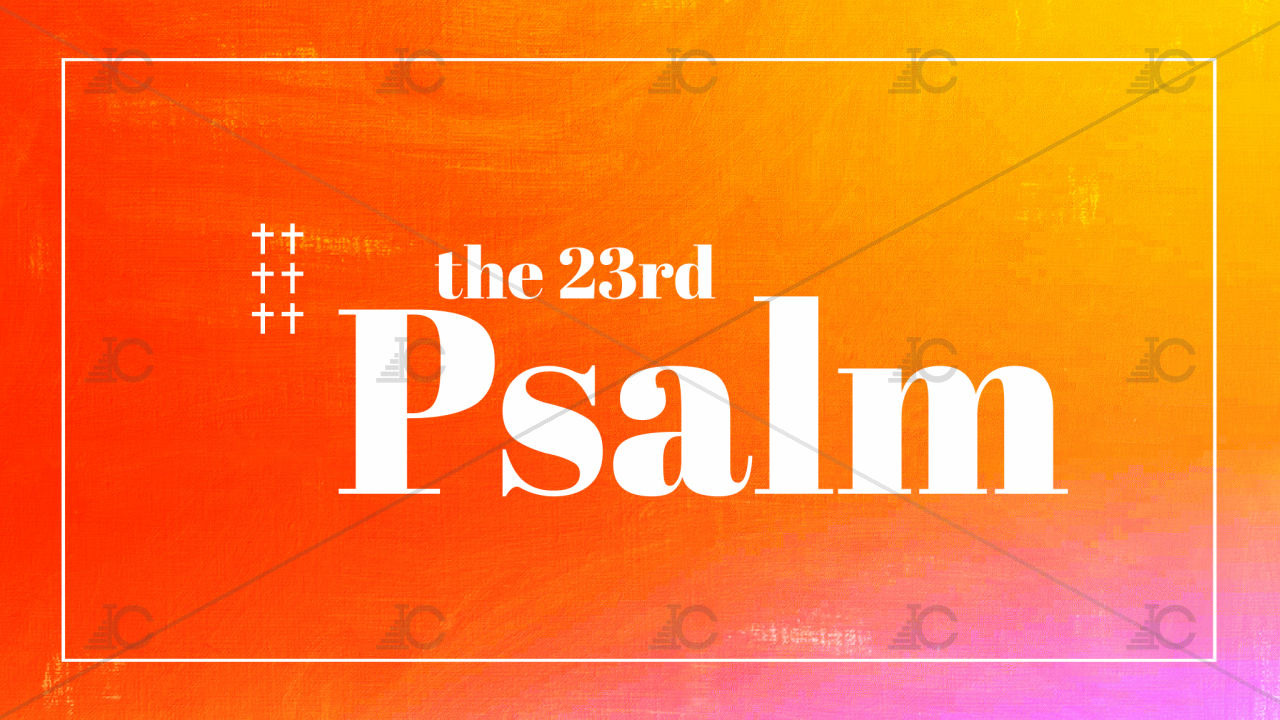 Psalm 23 Sermon Art Pack | Creative Market