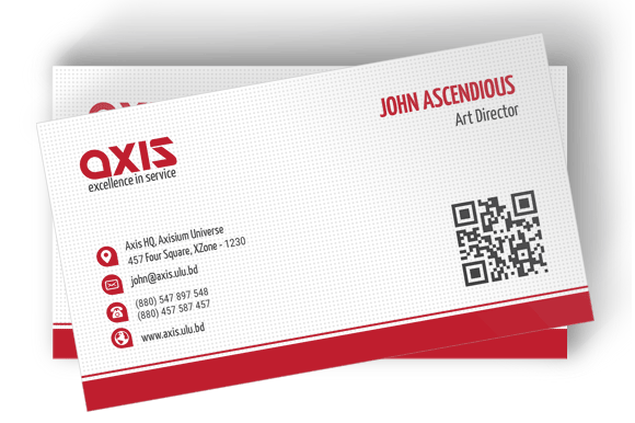 Axis Business Cards, a Business Card Template by Mayeenul Islam