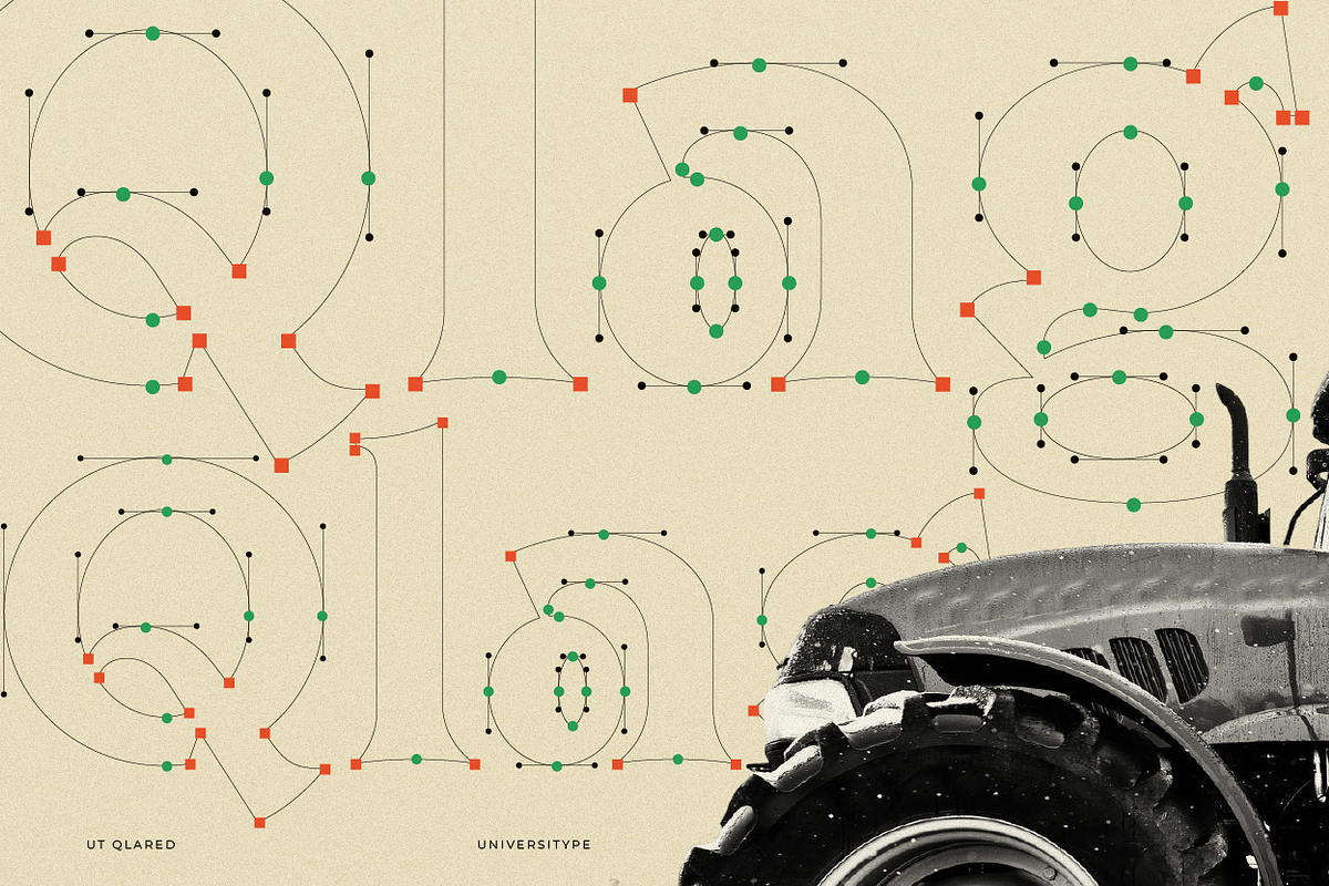 UT Qlared - A Flare Serif Font