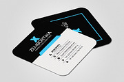 Small Social Card Template, a Business Card Template by Psd Templates