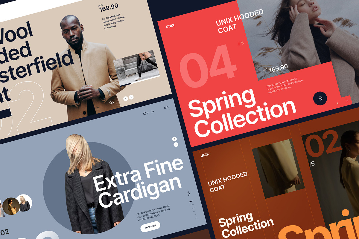 UNIX - Creative Web Headers Template, a Websites & App Template by SLAB ...