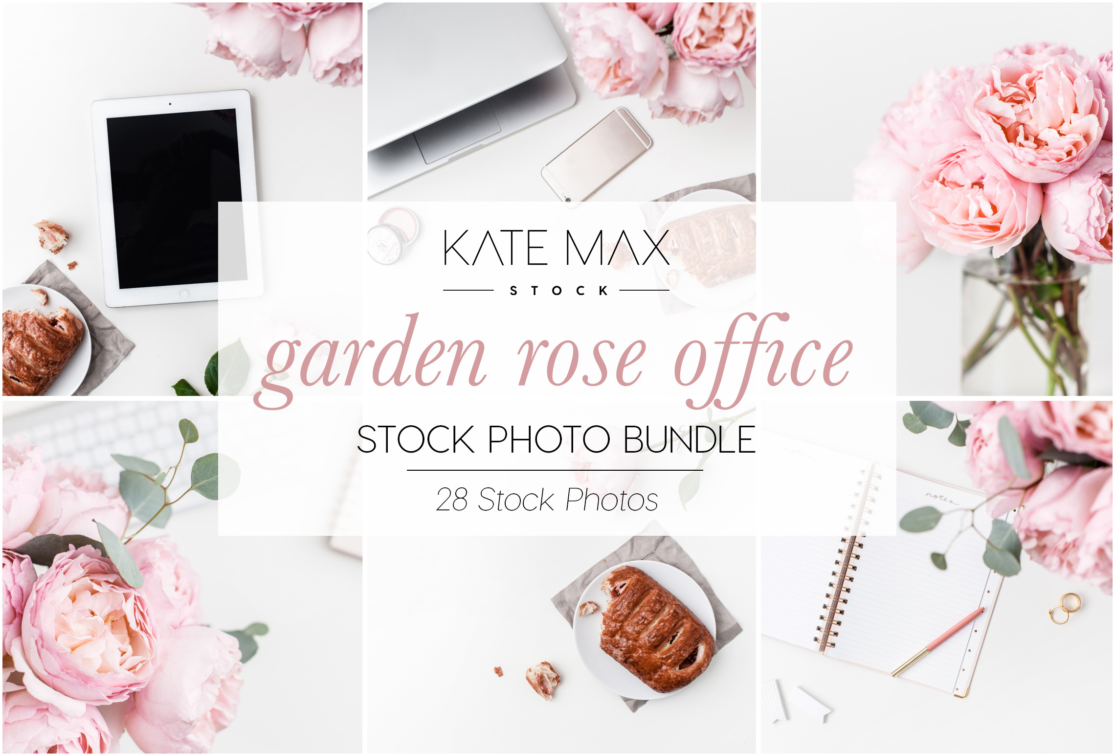 Garden Rose Office / Stock Bundle, an iPhone Mockup by Styled Stock House