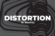 18 Vector Distortion Shapes, an Object Graphic by Vanzyst | Creative Market
