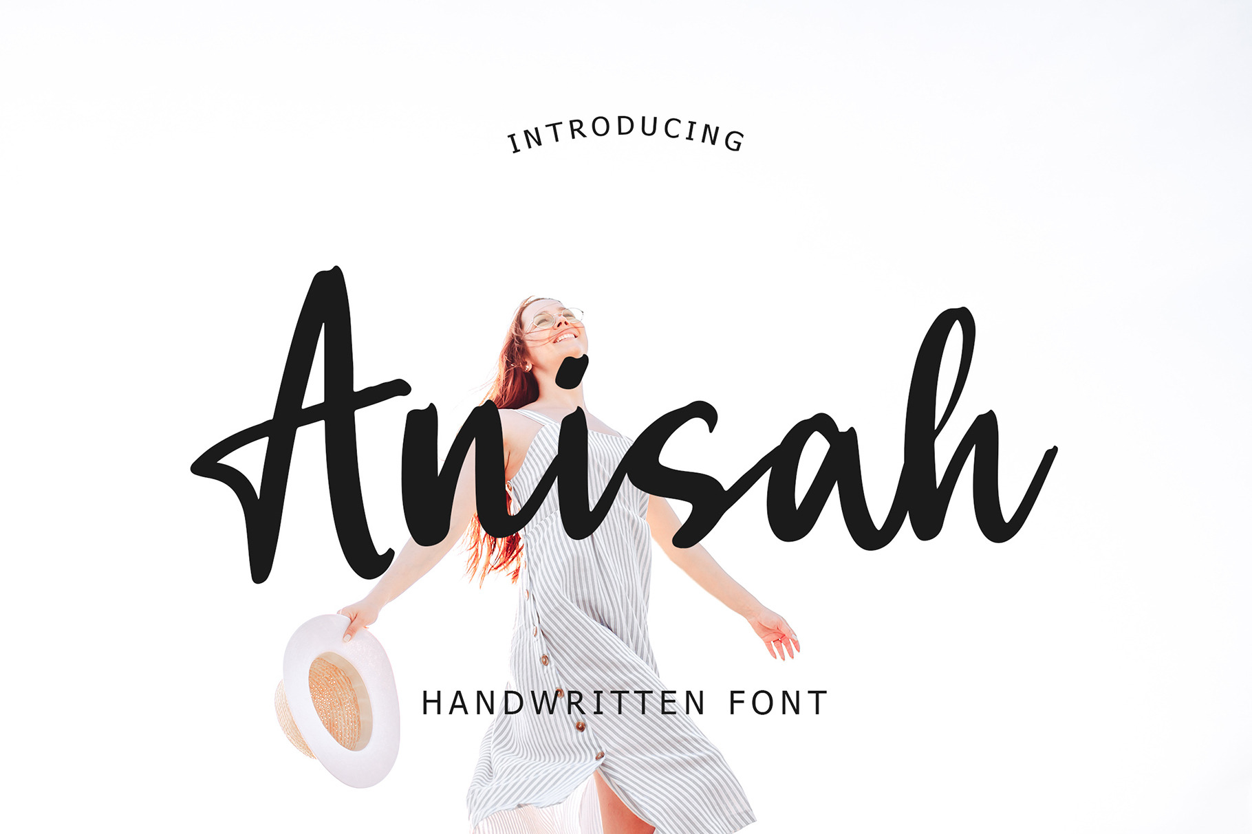 Anisah Handwritten Font, a Script Font by Formatika Studio