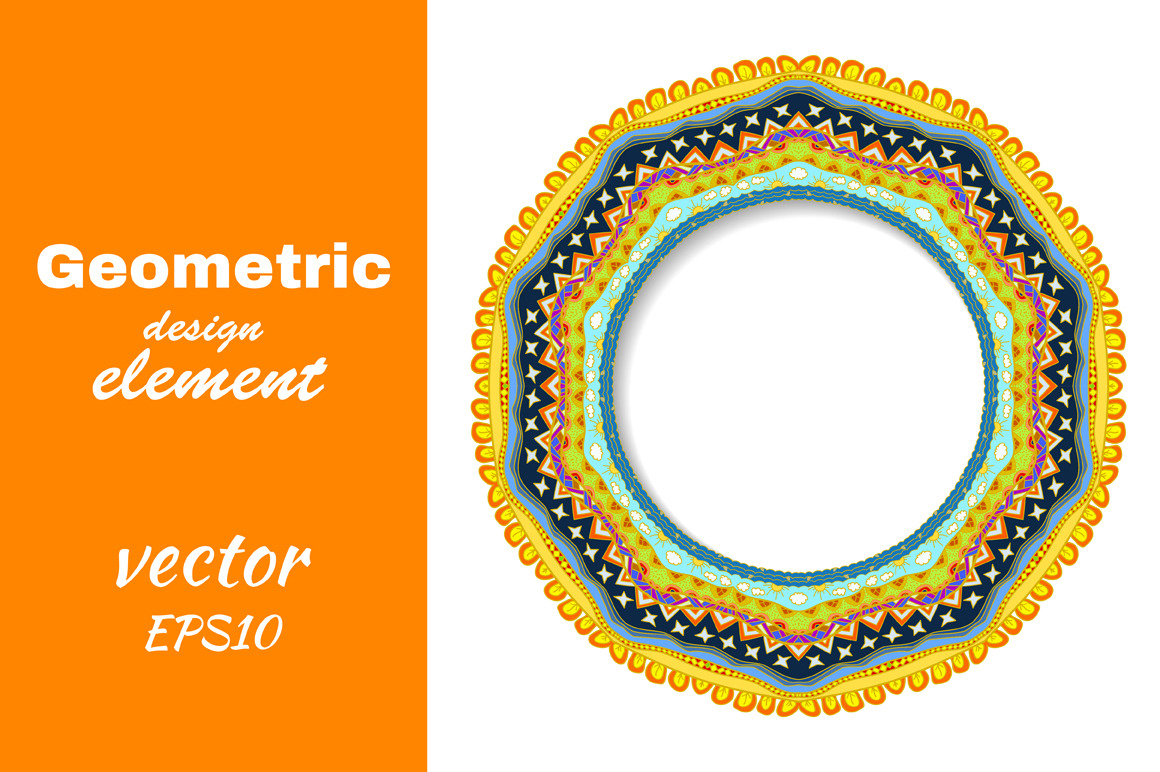 decorative round rosette, a Templates & Theme by Larser