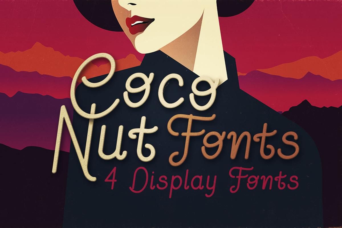 Coconut - Display Font, a Font by JumboDesign