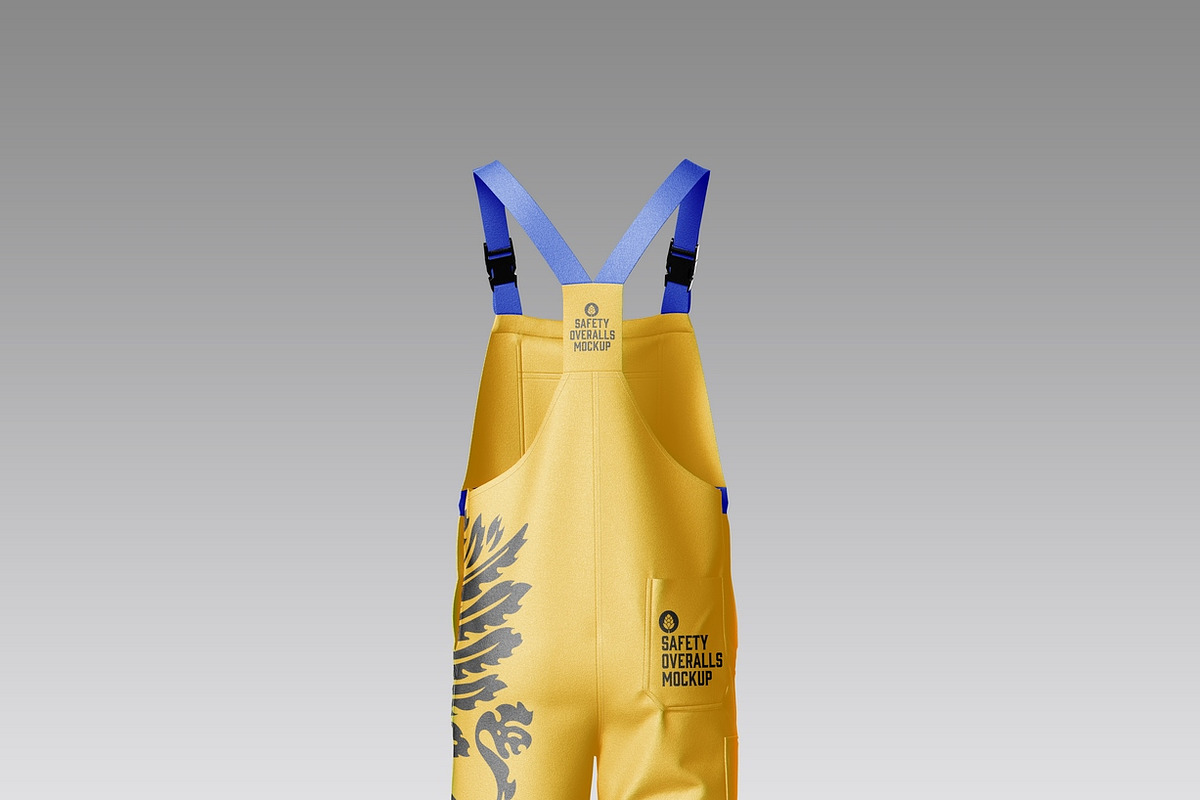 Work Overalls Mockup, a Product Mockup by OneVectorStock