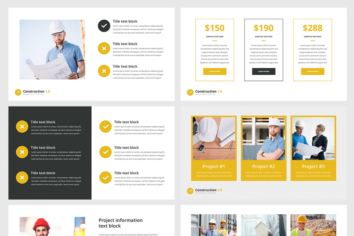 Construction Template for Keynote, a Presentation Template by HiSlide.io