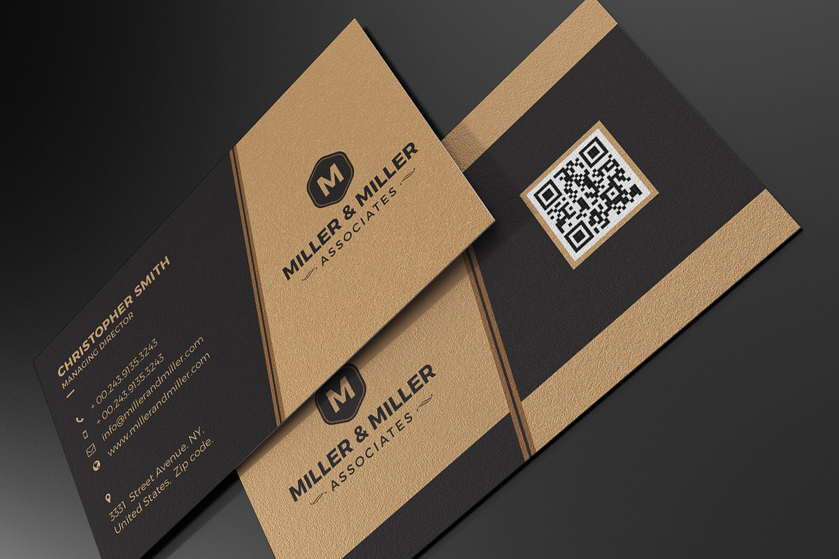 Kraft Paper Business Card Bundle, a Business Card Template by ...