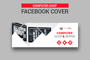 Computer Shop Facebook Cover | Social Media Templates ~ Creative Market