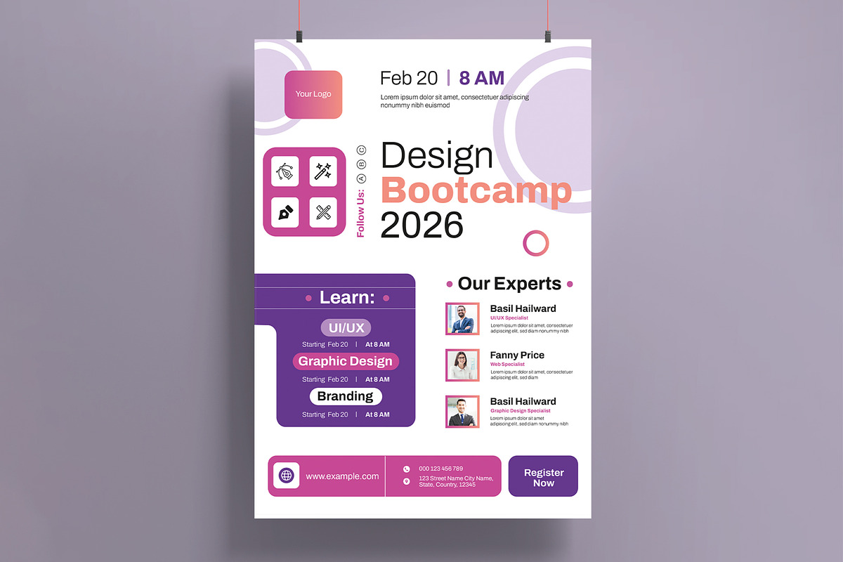 Design BootCamp Template Design